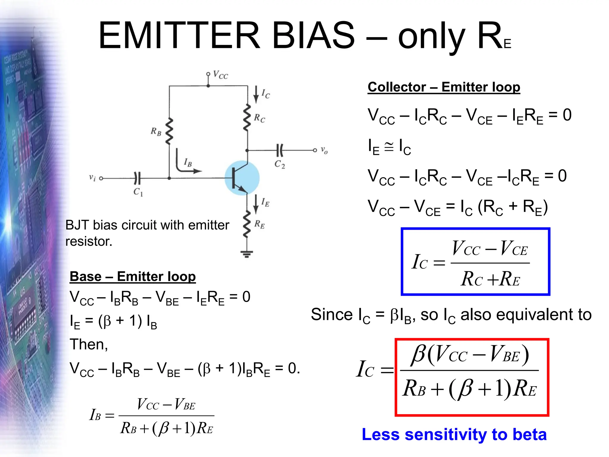 DC Biasing – Bipolar Junction Transistors (BJTs) | PDF