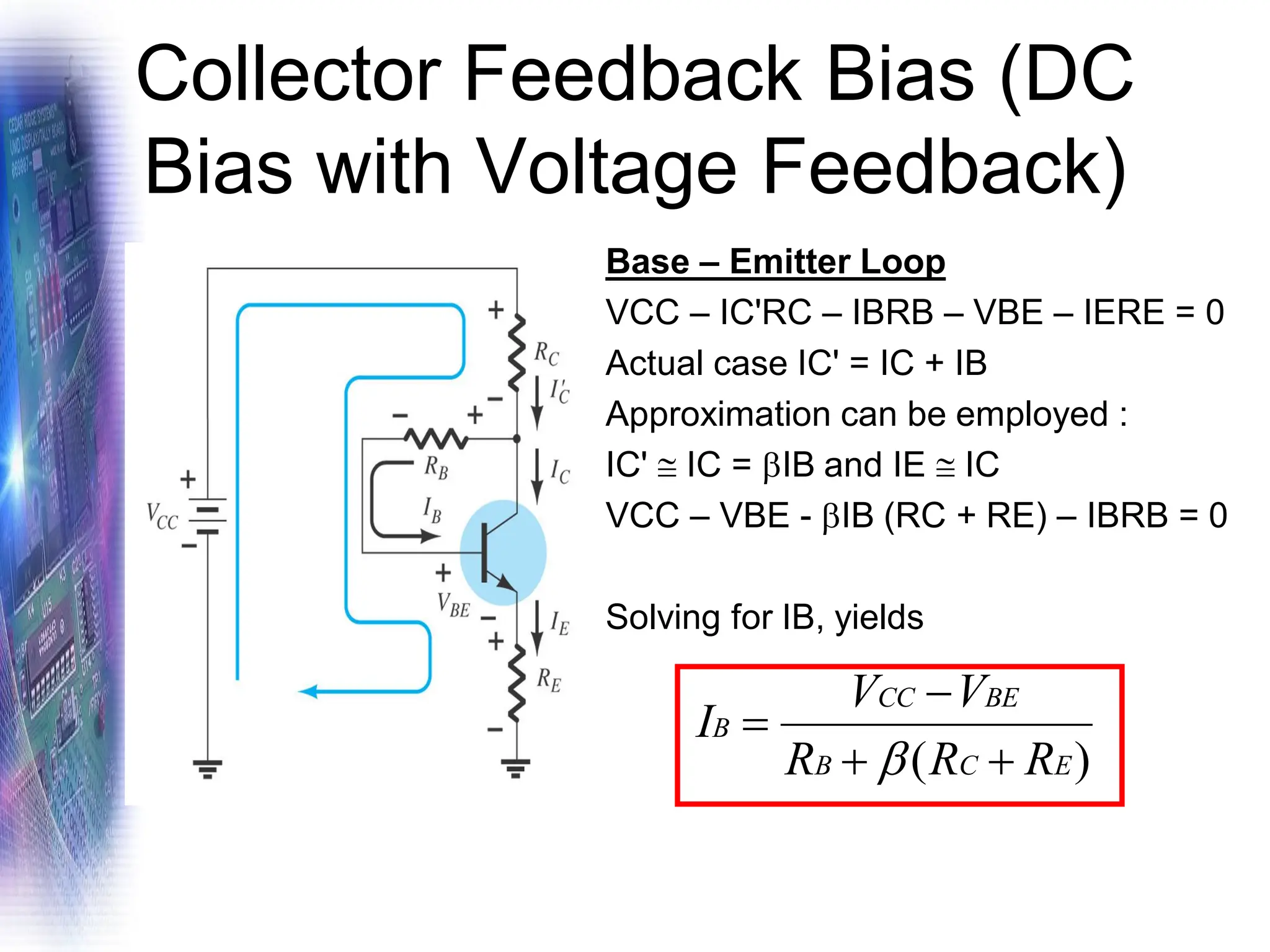 DC Biasing – Bipolar Junction Transistors (BJTs) | PDF