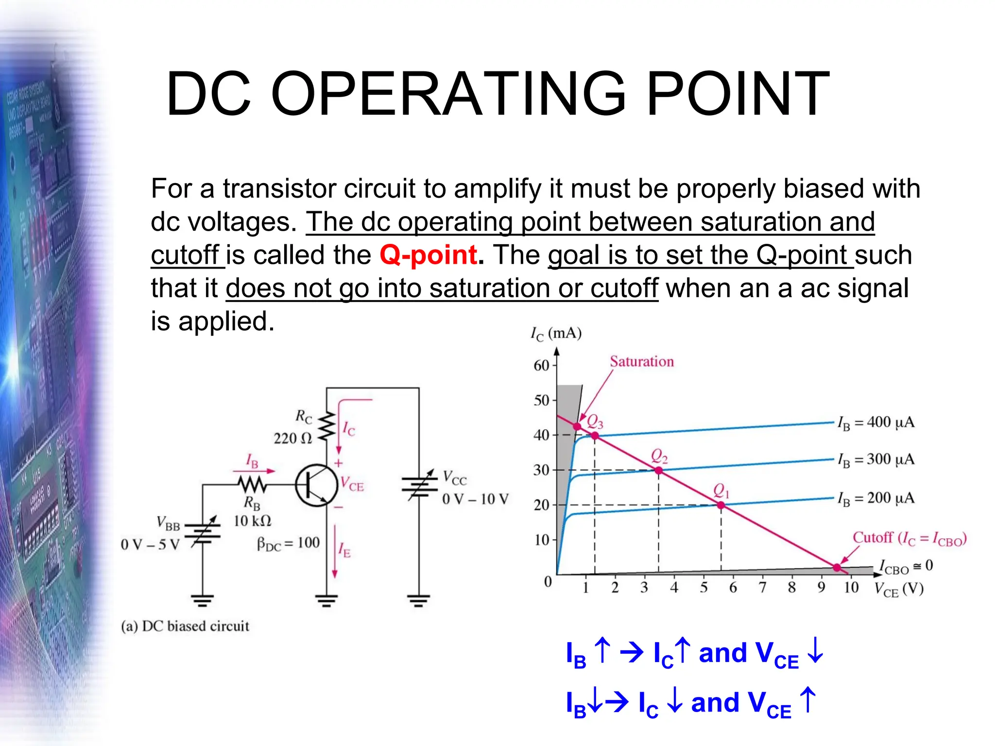 DC Biasing – Bipolar Junction Transistors (BJTs) | PDF