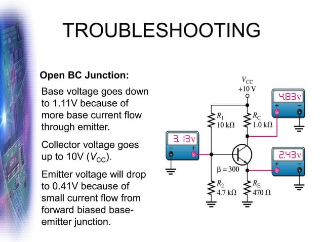 DC Biasing – Bipolar Junction Transistors (BJTs) | PDF
