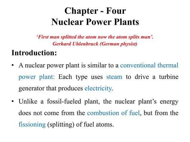 Nuclear Energy or Nuclear power conversion Technology | PPT