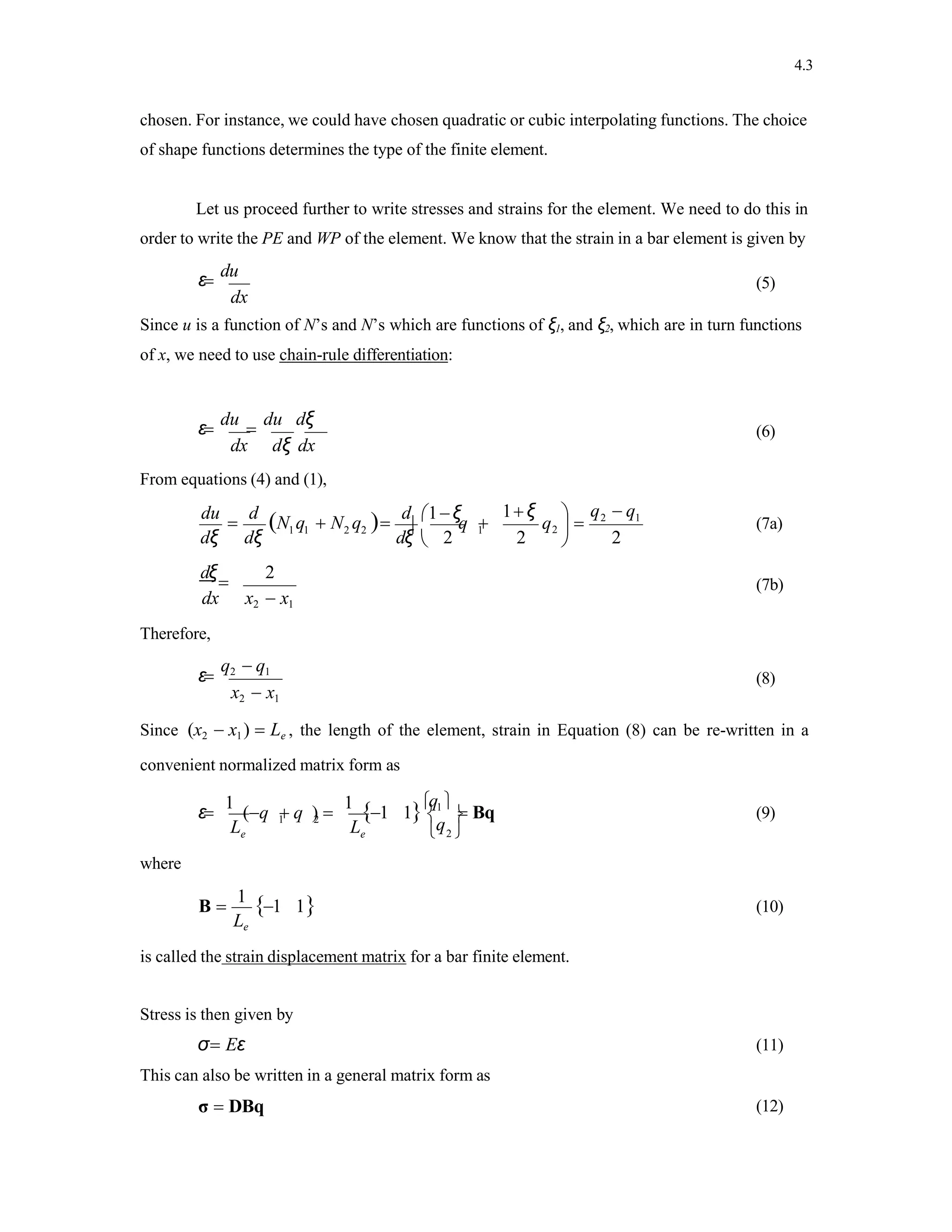 Finite element analysis of shape function | PPTX
