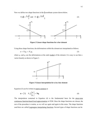 Finite element analysis of shape function | PPTX