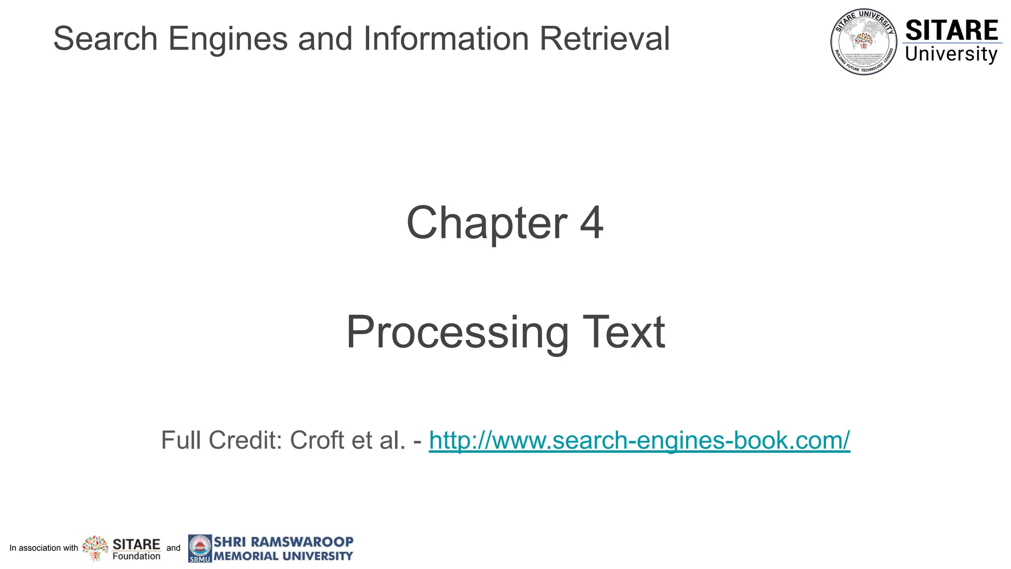 information retrival and text processing | PPT