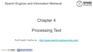 information retrival and text processing | PPT