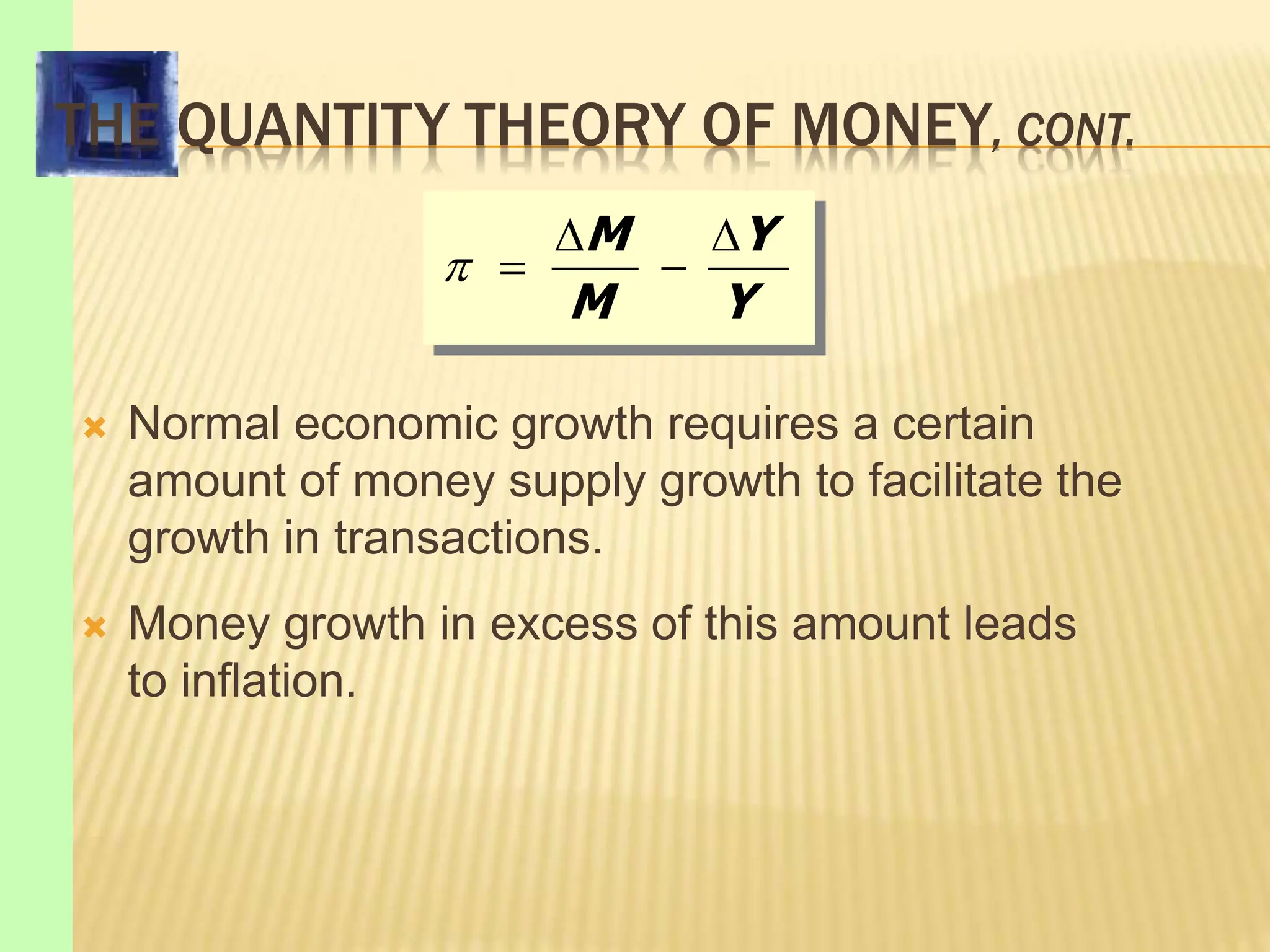 Macro economics, George Mankiw, 4- Money & inflation | PPT