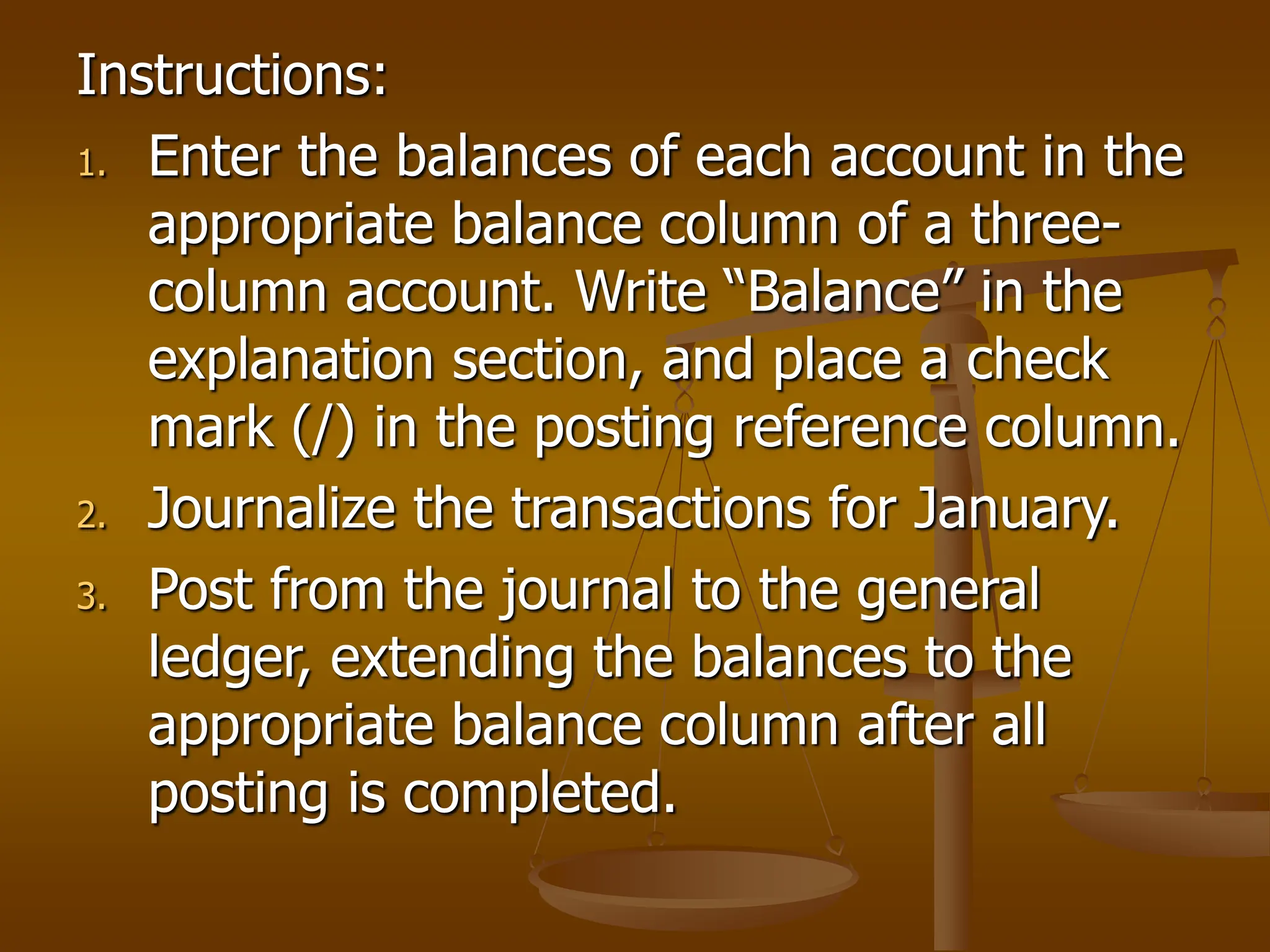 Completion of the Accounting Cycle for Service Entity | PPT