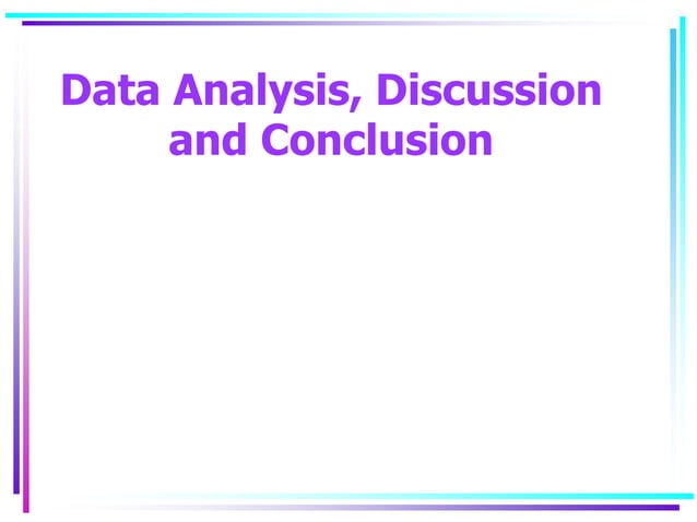 1.Data Analysis discussion and conclusion | PPTX