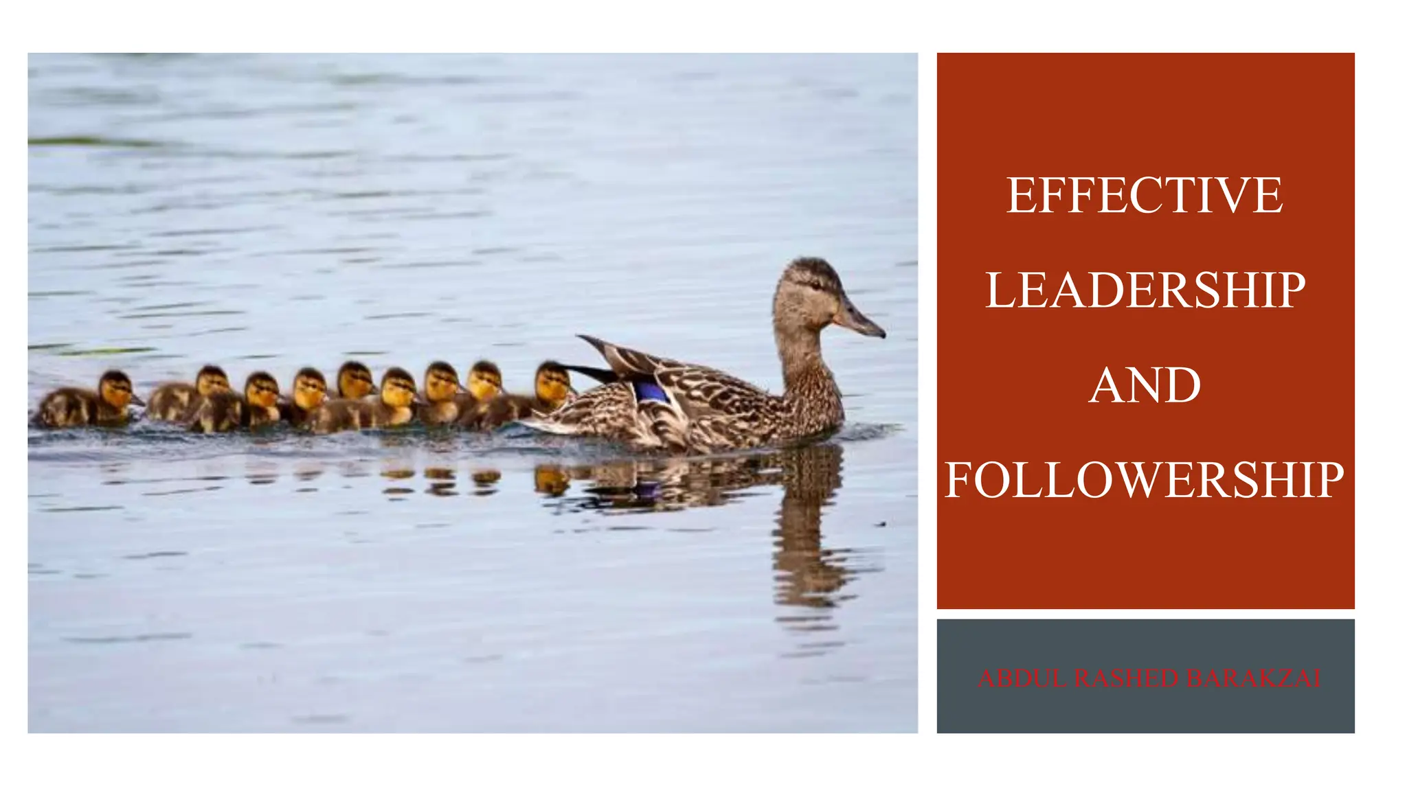 Detail Presentation on Effective leadership and Followership | PPTX | Business | Business and ...