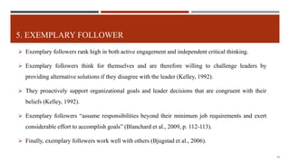 Detail Presentation on Effective leadership and Followership | PPTX