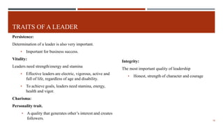 Detail Presentation on Effective leadership and Followership | PPTX