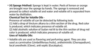 Chemical Nature of crude drugs ( secondary metabolites) | PPTX