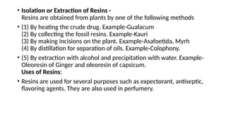 Chemical Nature of crude drugs ( secondary metabolites) | PPTX