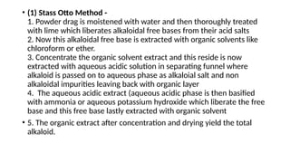 Chemical Nature of crude drugs ( secondary metabolites) | PPTX