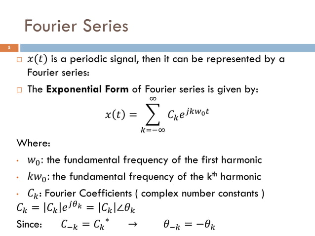 Signals and Systems - Fourier Transform - Problems,examples and more about the lesson | PPT