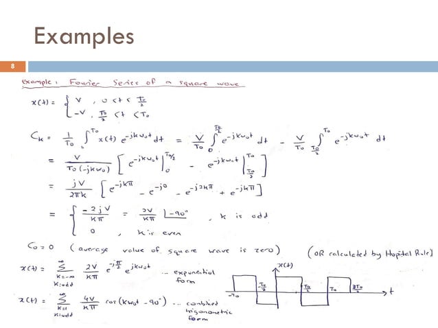 Signals and Systems - Fourier Transform - Problems,examples and more about the lesson | PPT