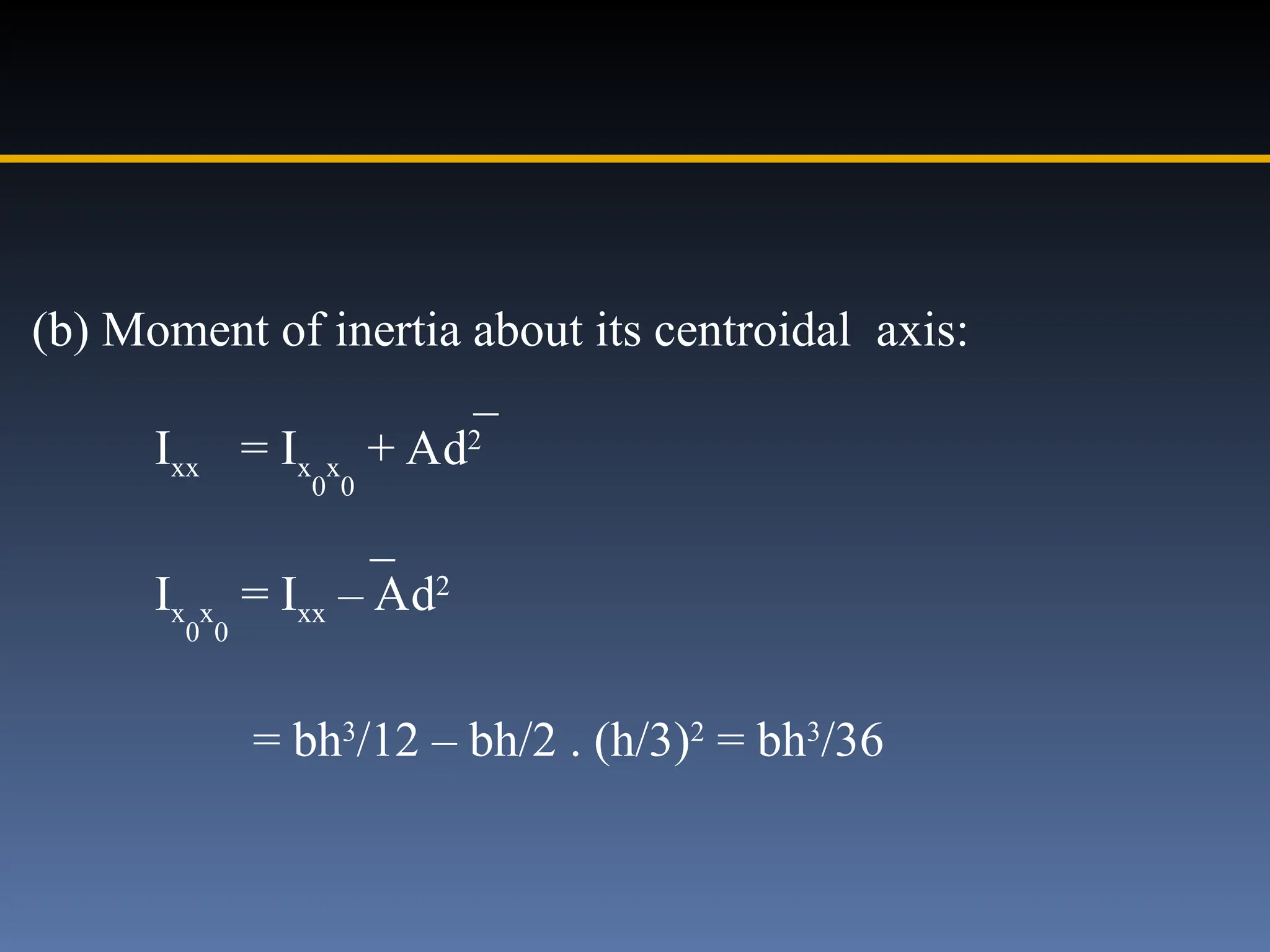 chapter 4. ppt moment of inertia strength of material | PPT