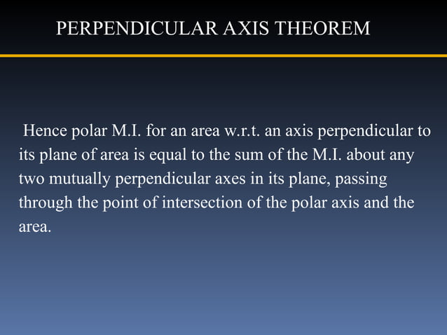 chapter 4. ppt moment of inertia strength of material | PPT | Physics | Science