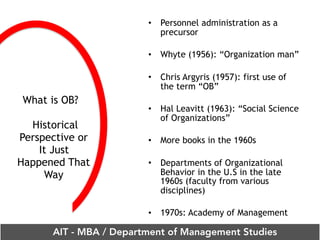 Chapter 4..... OB Introduction and Management | PDF
