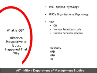 Chapter 4..... OB Introduction and Management | PDF