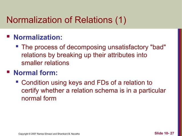 basic concepts of Entity relationship diagram | PPT