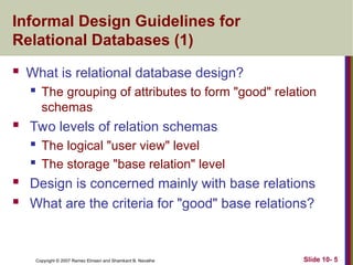basic concepts of Entity relationship diagram | PPT