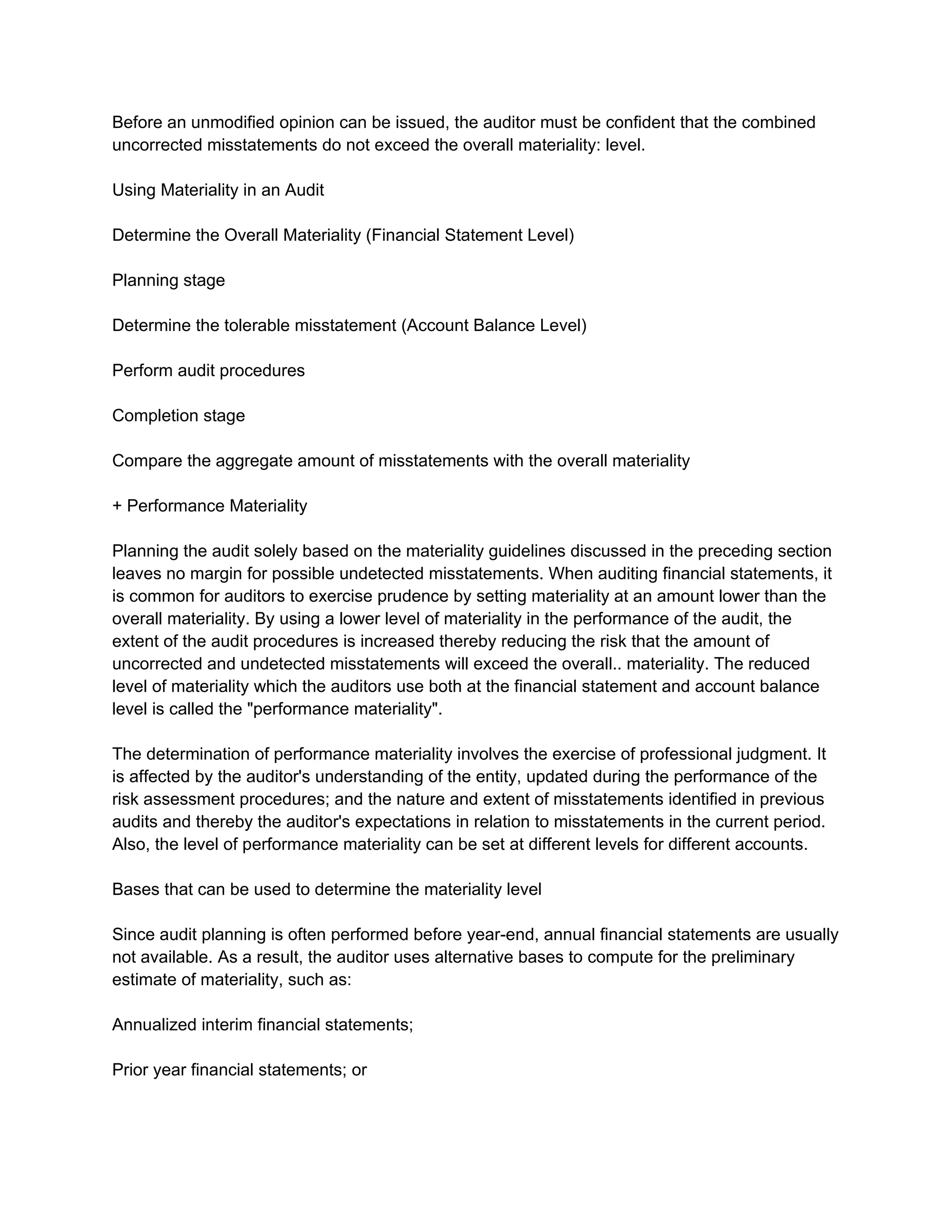 auditing theory chapter 4 documents..... | DOCX