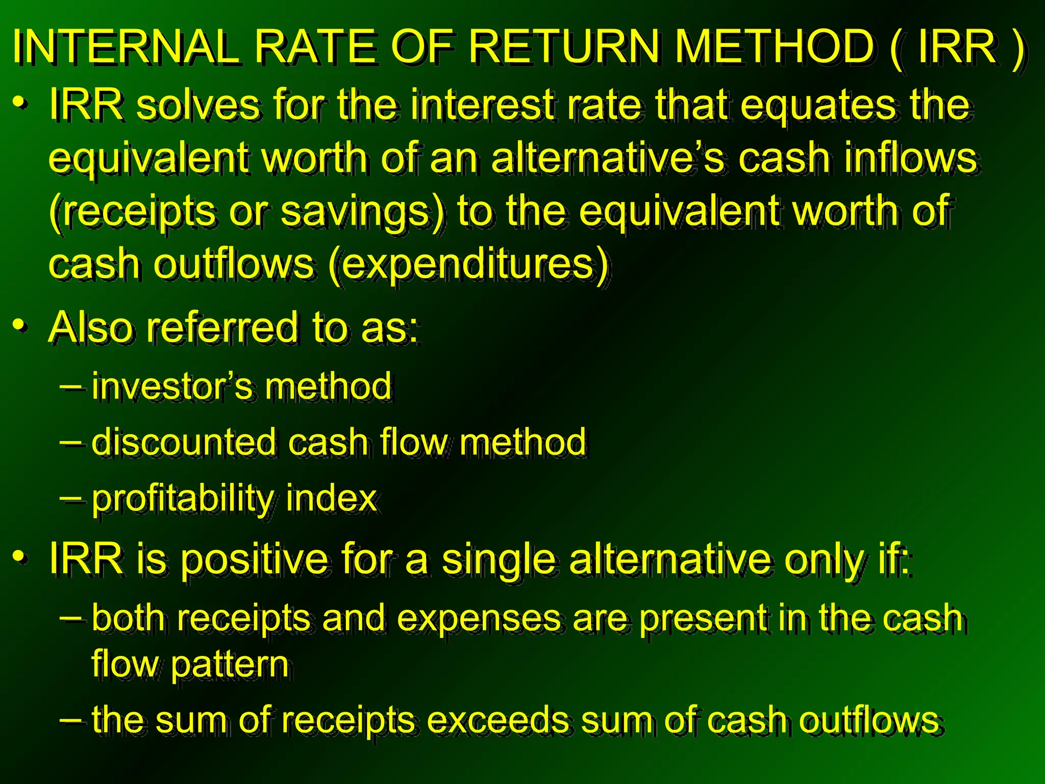 chapter 4.ppt cash flow economy for engineers | PPT