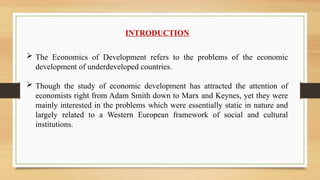 Determinants of Economics Development and Growth | PPTX