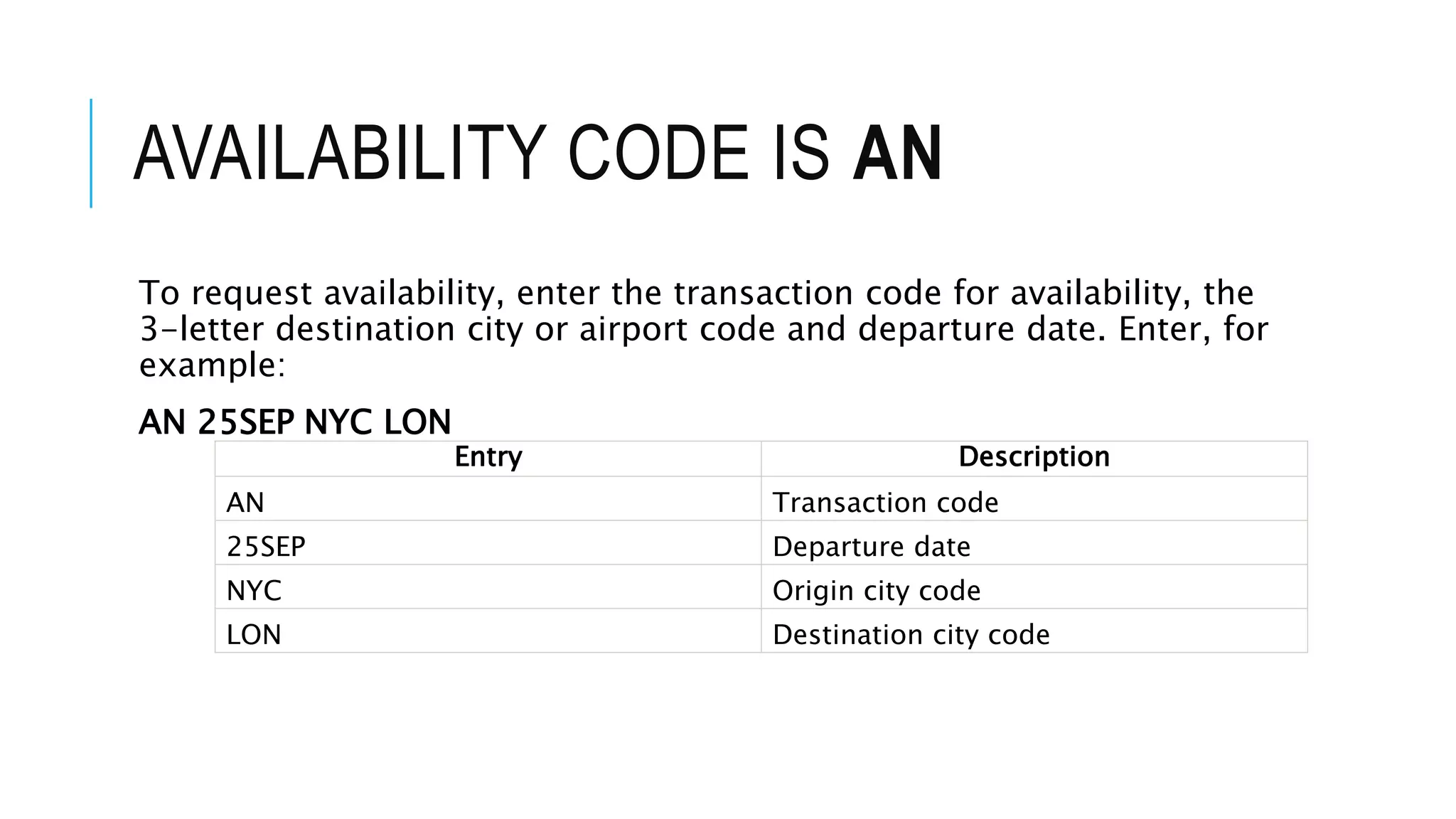 Chapter 4 - Air Amadeus - Availability.pptx