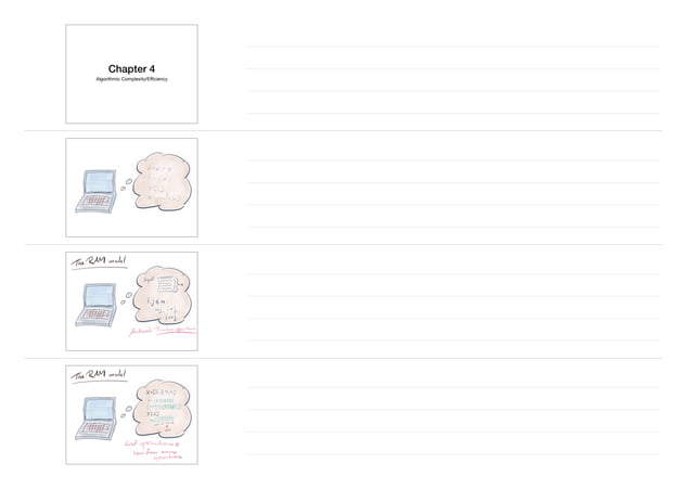 Chapter 4 Algorithmic Efficiency Handouts Ppt