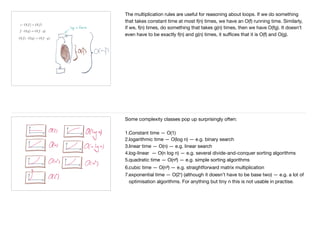 Chapter 4 algorithmic efficiency handouts (with notes) | PPT