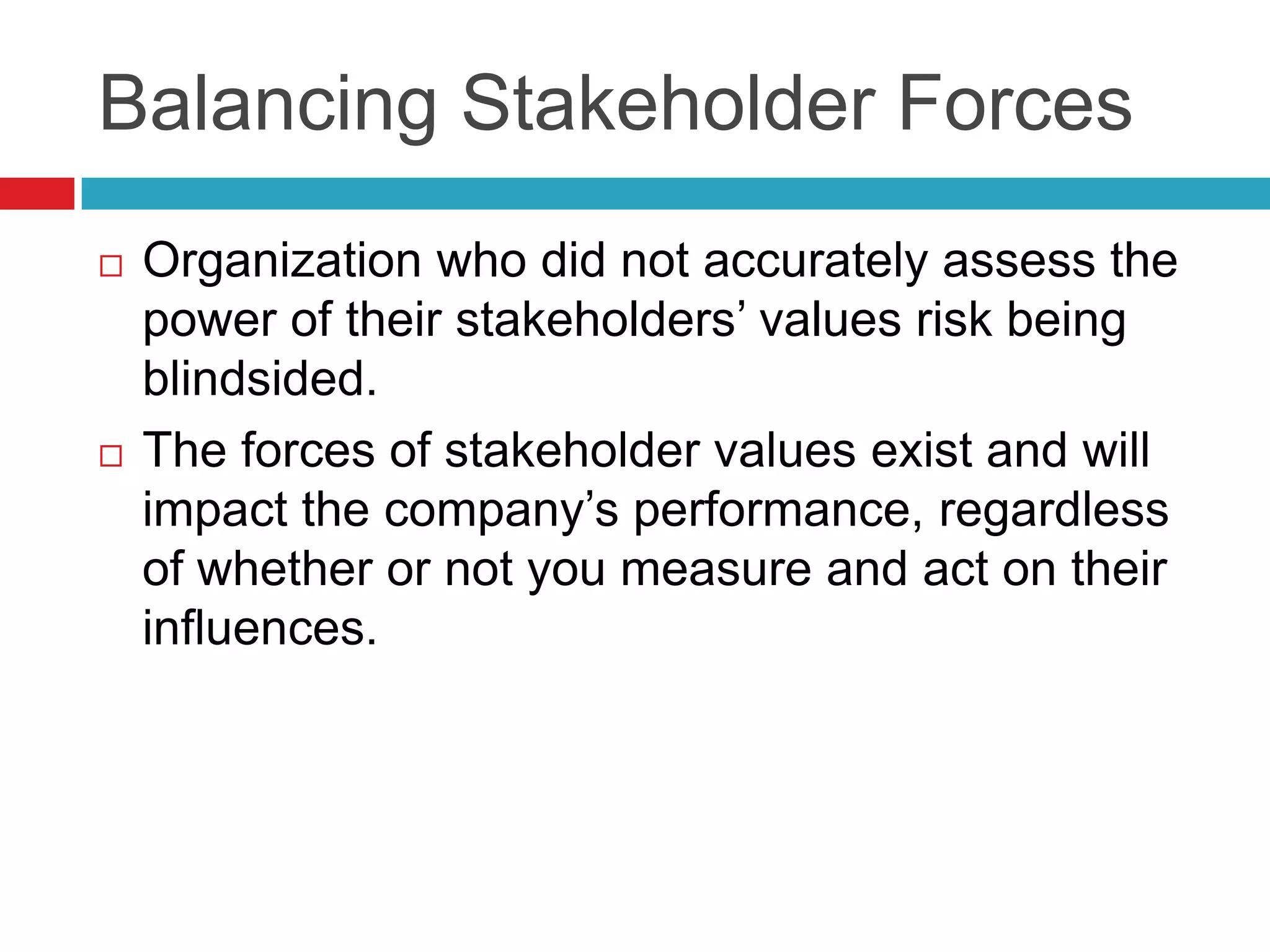 Chapter 4 balancing stakeholders | PPTX
