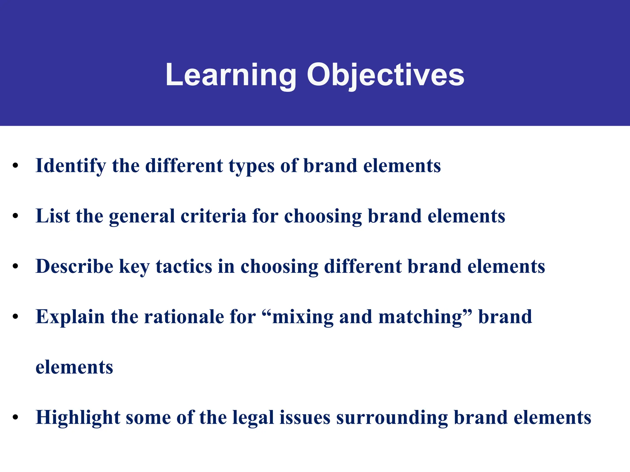 Choosing brand elements to build brand equity | PPT