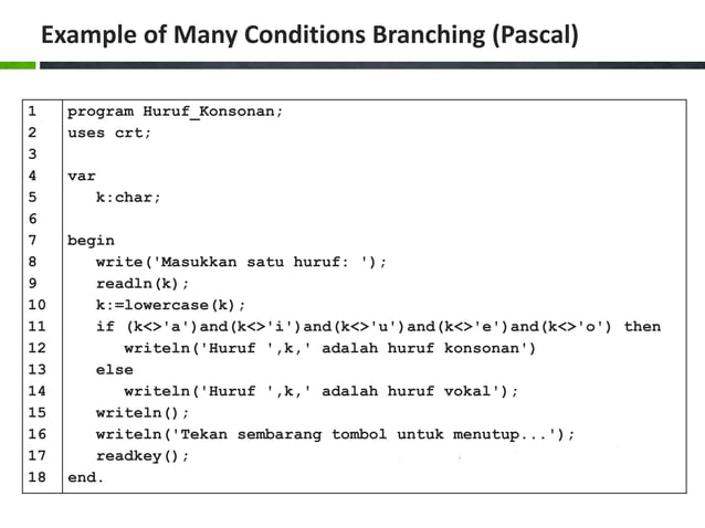 Algorithm And Programming Branching Structure Ppt 4215