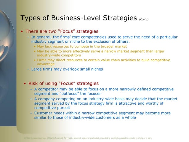 Chapter 4 business level strategy | PPT Chapter 4 business level strategy | PPT
