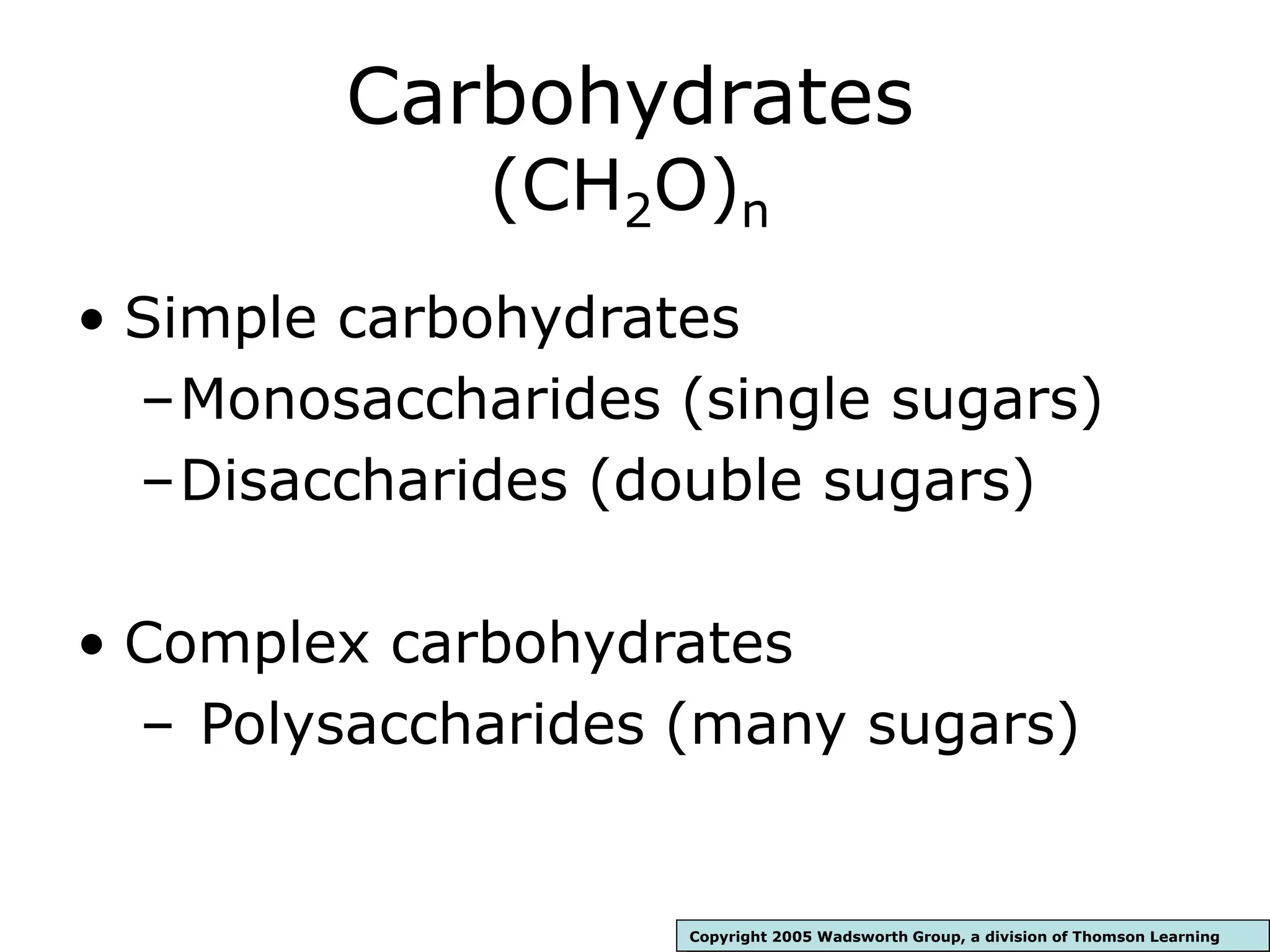 Chapter 4 - CARBOHYDRATES.ppt