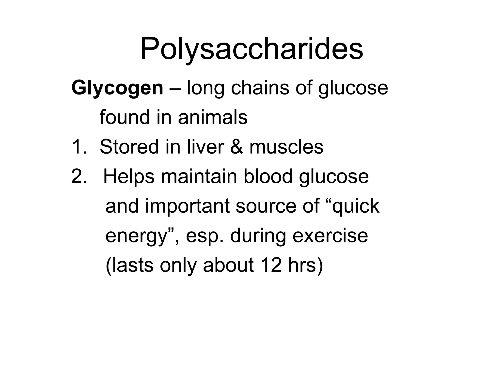 Chapter 4 - CARBOHYDRATES structure and function .ppt