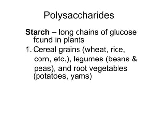 Chapter 4 - CARBOHYDRATES structure and function .ppt