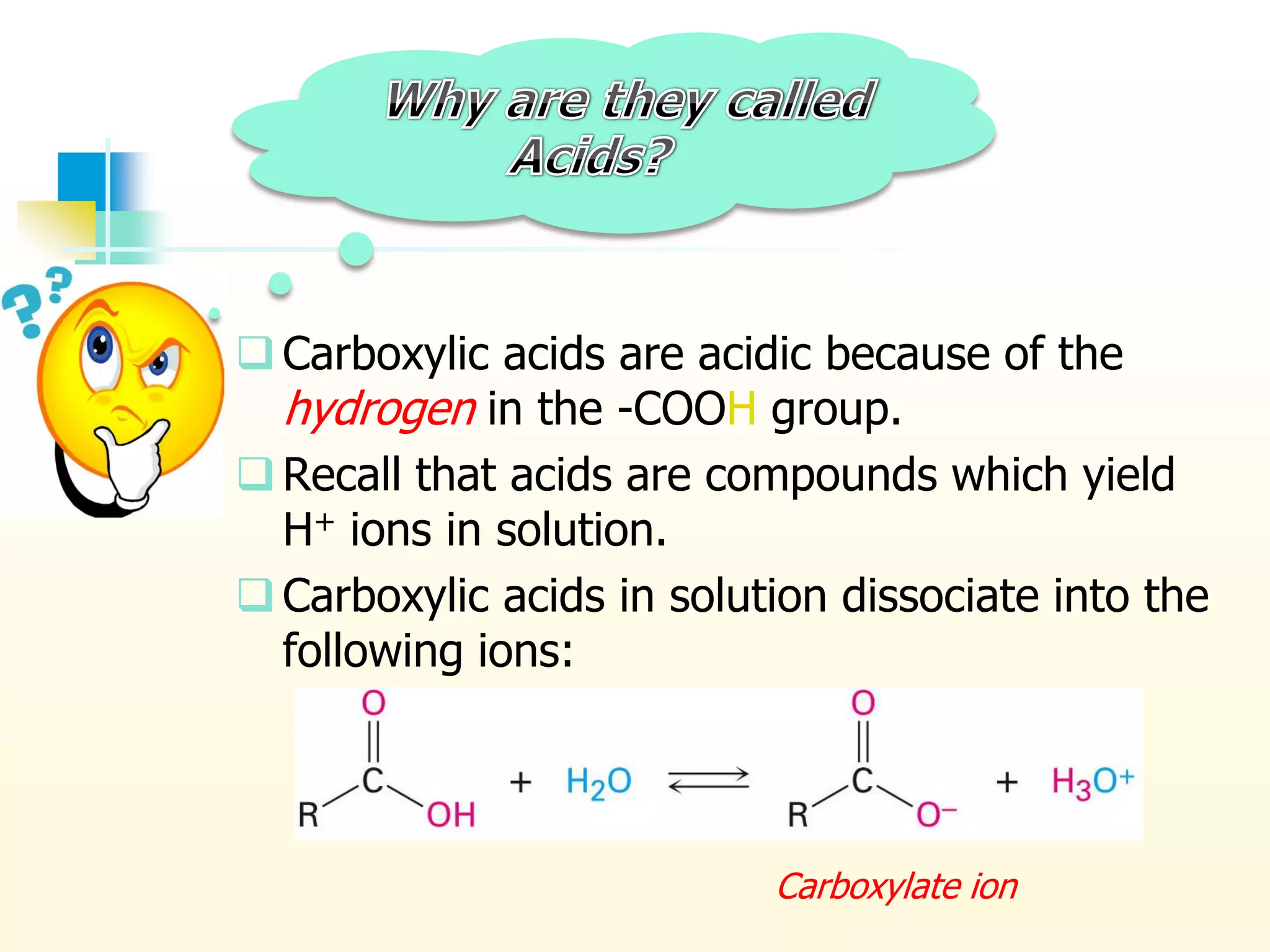 Chapter 4 carboxylic acid | PDF