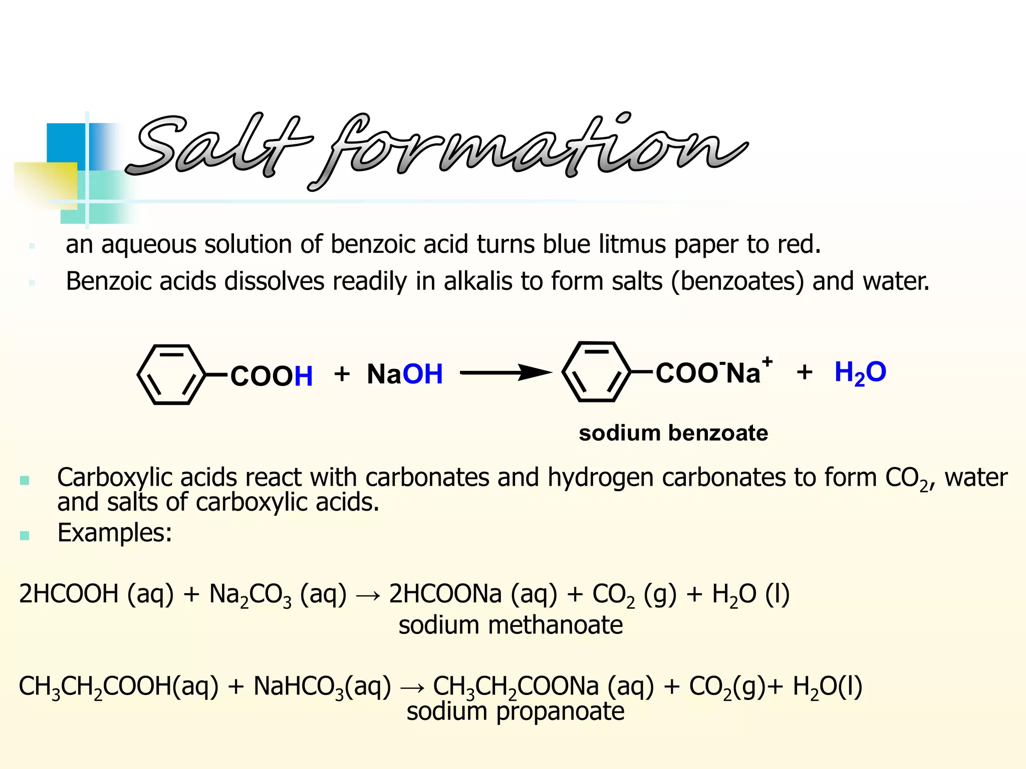 Chapter 4 carboxylic acid | PDF