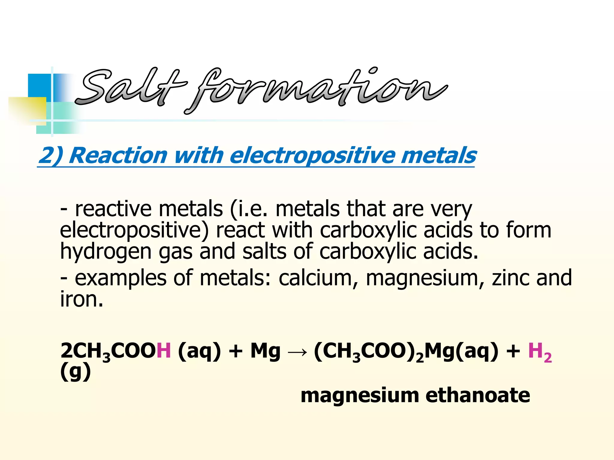 Chapter 4 carboxylic acid | PDF