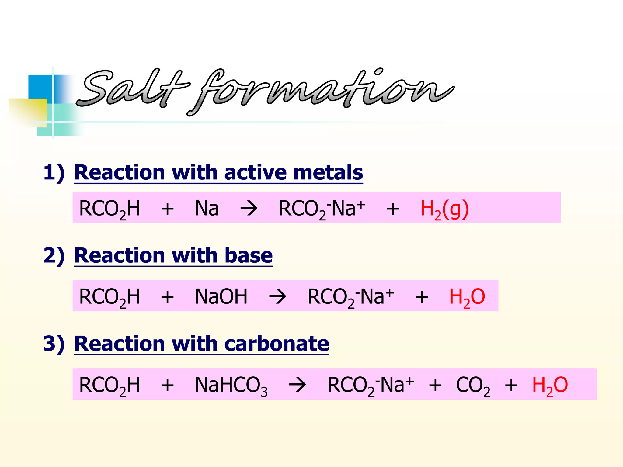 Chapter 4 carboxylic acid | PDF