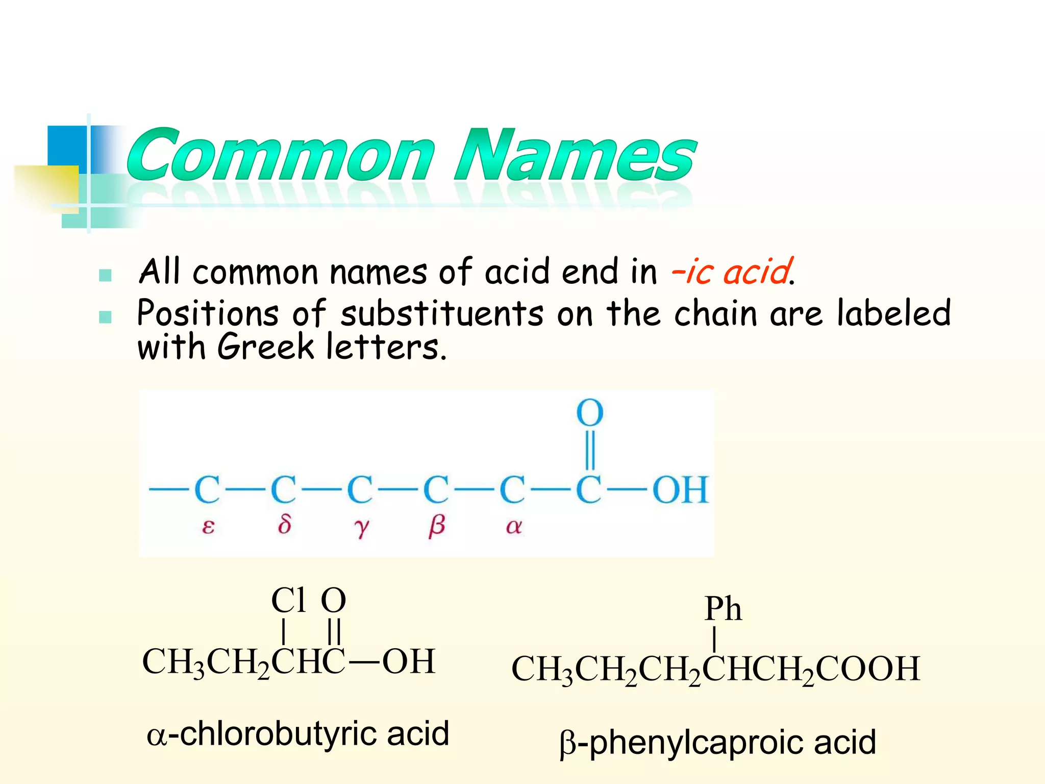 Chapter 4 carboxylic acid | PDF