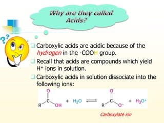 Chapter 4 carboxylic acid | PDF