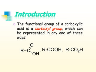 Chapter 4 carboxylic acid | PDF