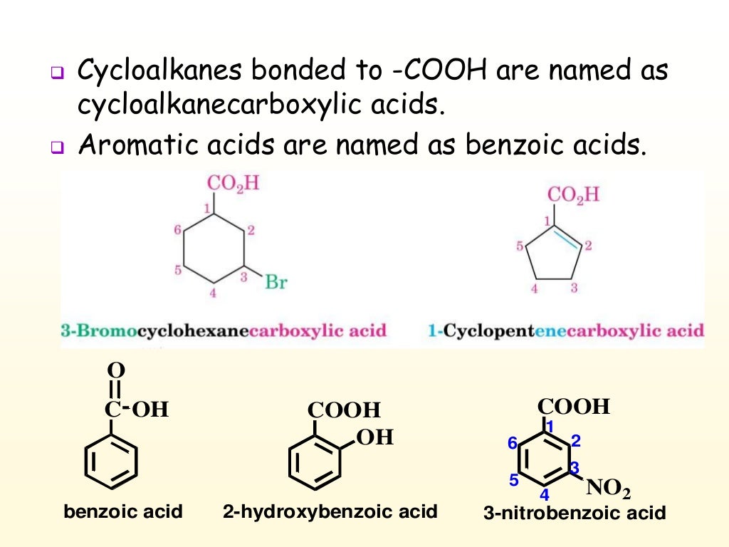 Chapter 4 carboxylic acid