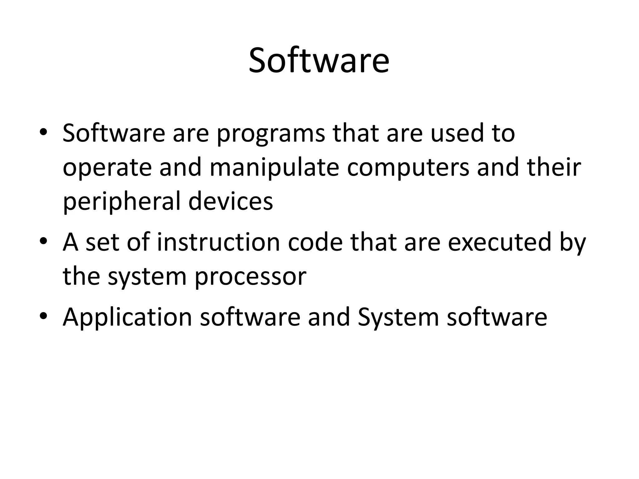 Chapter 4 computer software | PPT