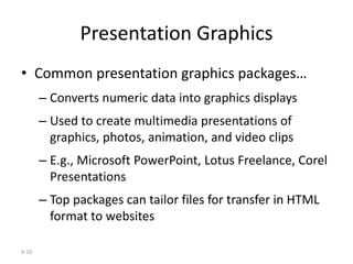 Chapter 4 computer software | PPT