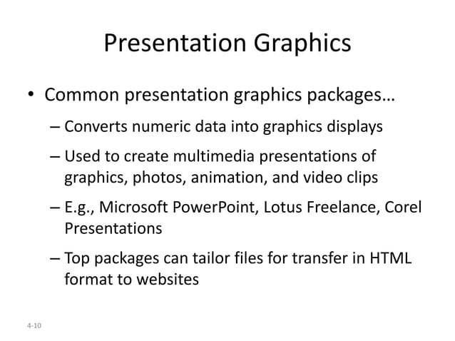 Chapter 4 computer software | PPT